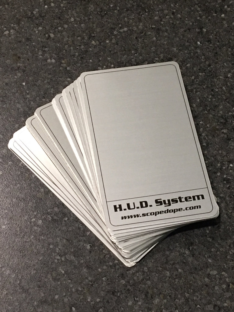 H.U.D. System Data Cards – ScopeDope